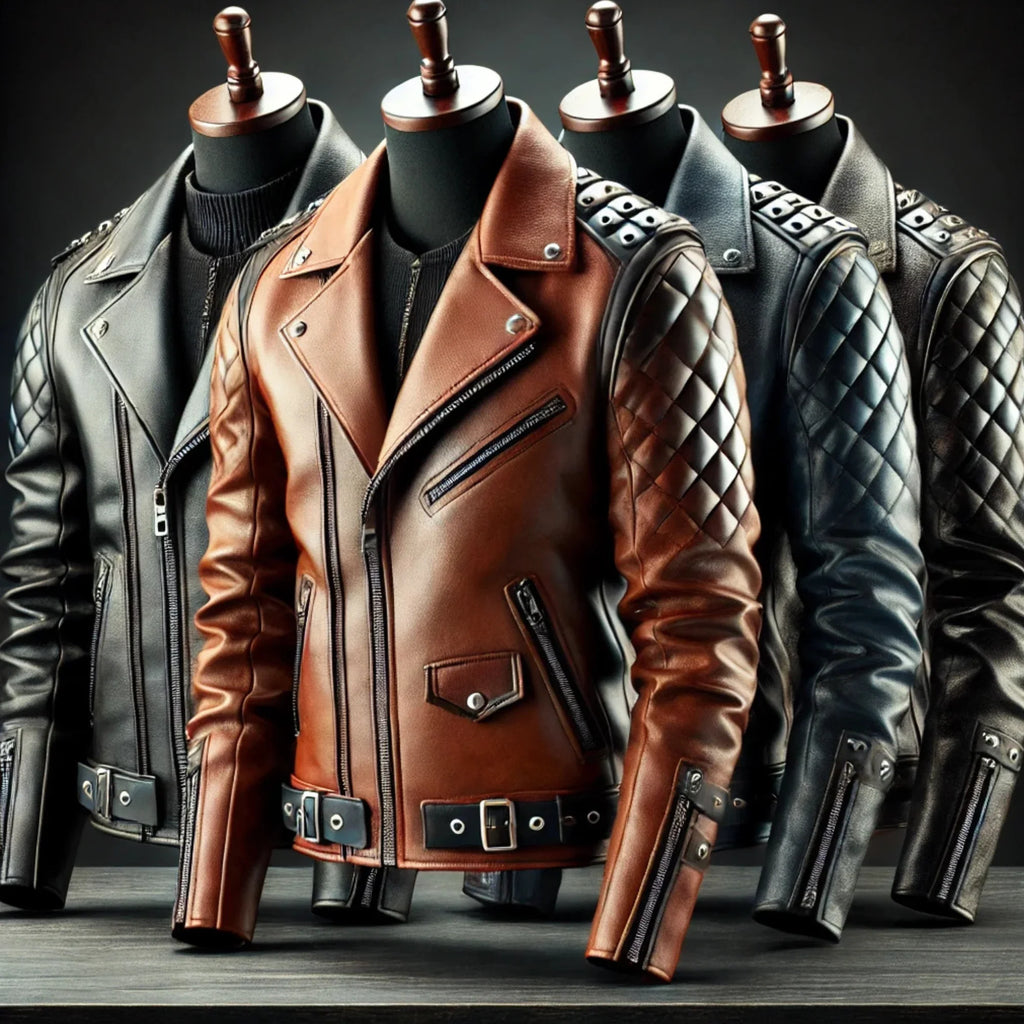 The Timeless Appeal of Classic Diamond Biker Jackets for Men – Vintage ...