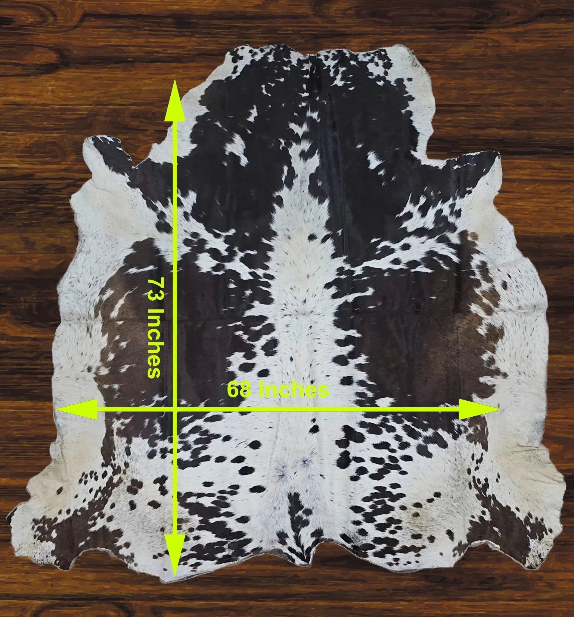 241-31 Cow Skin Hair on Hide 100% Pure Cow Hide Large Decorative/Carpe ...
